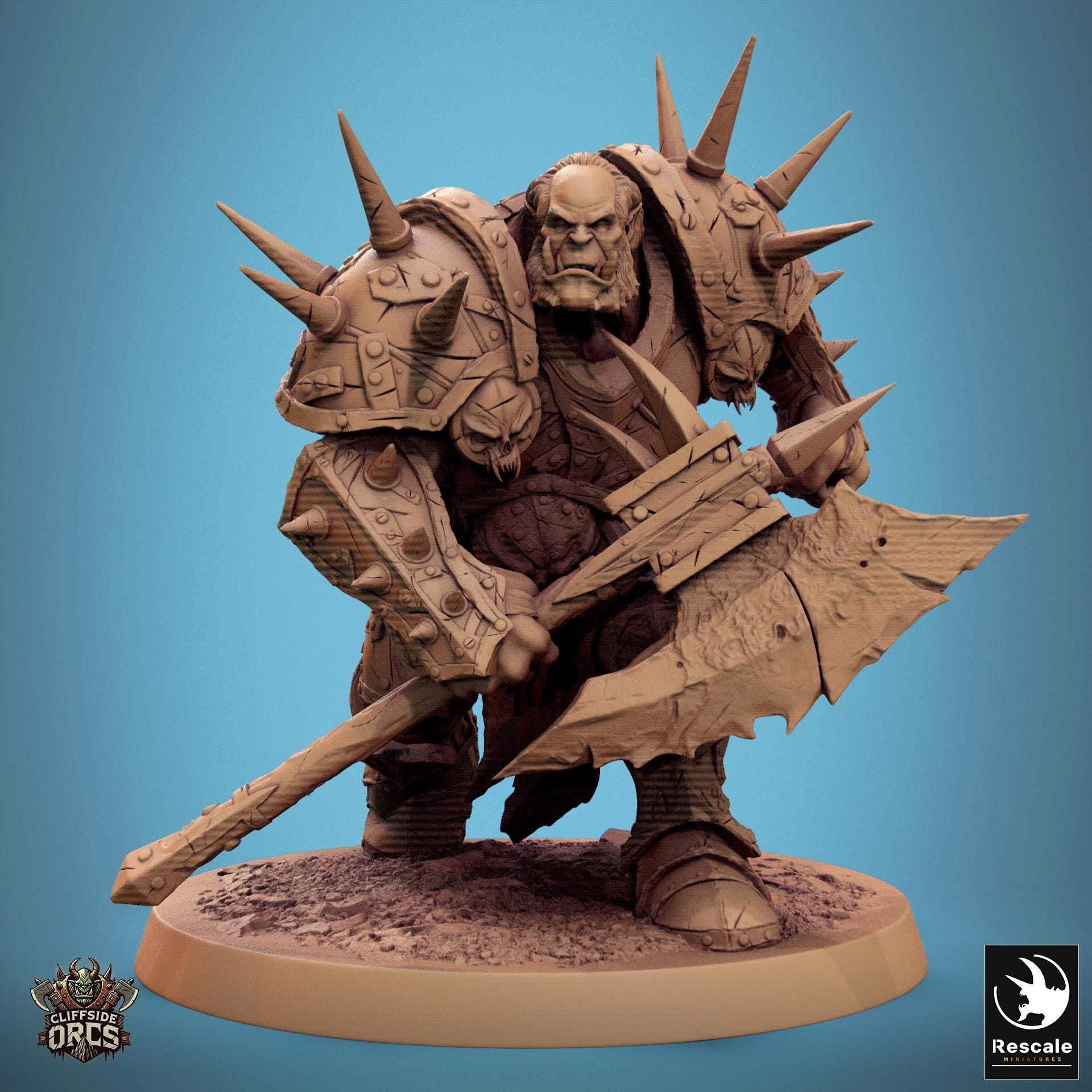 Brutal Orcs, part 2 by Rescale Miniatures | Unpainted – The Meeple Room